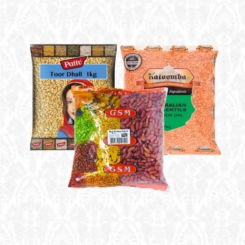 Toor, Red Kidney & Masoor Dal – Tales of India